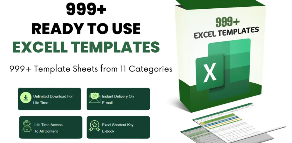 999+ Ready to Use Excel Templates + $200 in Exclusive Bonuses – Boost ...
