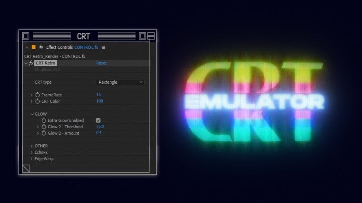 CRT Retro for Premiere Pro and AE