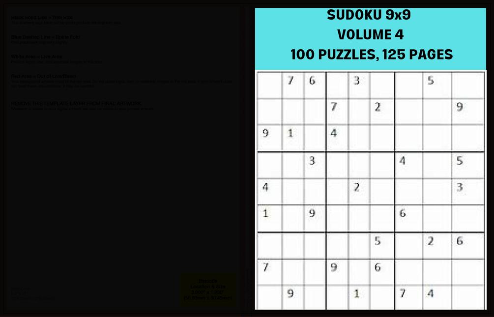 SUDOKU 9x9 VOLUME 4 : 100 PUZZLES