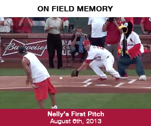 Nelly's First Pitch Video