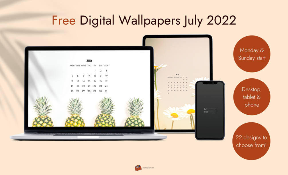 FREE Digital Wallpapers July 2022