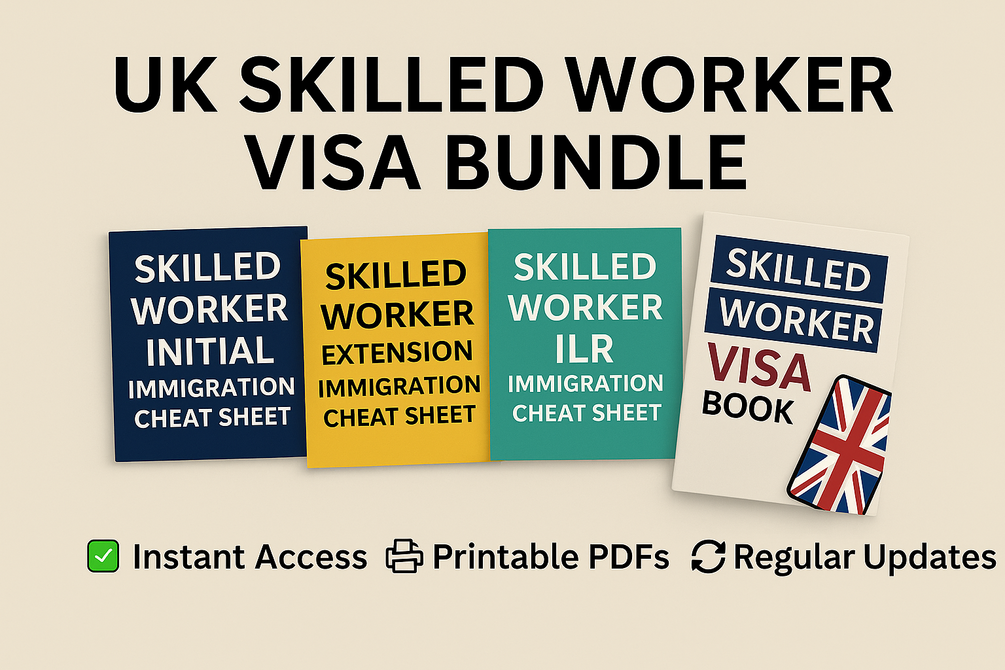 BUNDLE PRODUCT: COMPLETE UK SKILLED WORKER VISA BUNDLE