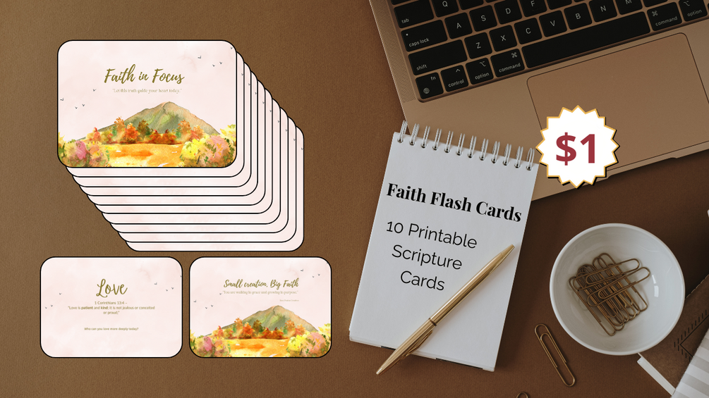 Faith Flash Cards – 10 Printable Scripture Cards
