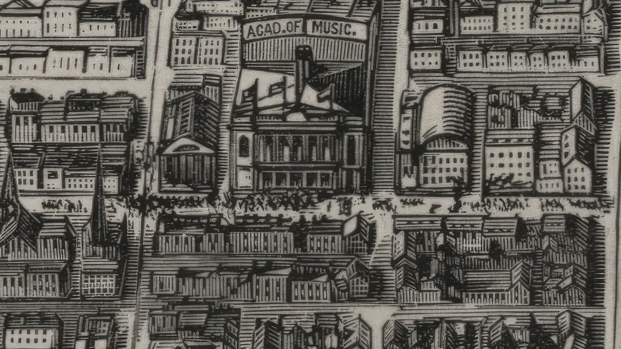 Bird's-eye view of Philadelphia - drawn and engraved expressly for ...