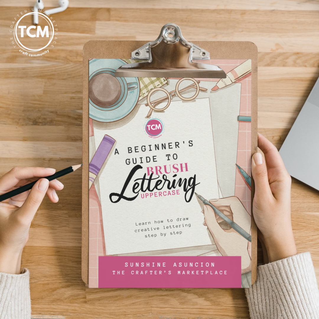 A Beginner's Guide to Brush Lettering: Uppercase (workbook)