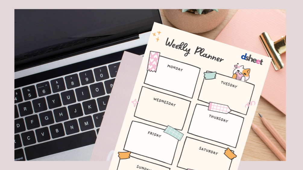 Weekly Planner A4 | Printable Template