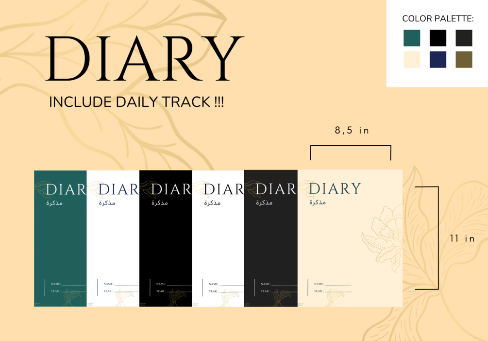 Digital Diary Daily, Digital Product, Budget Tracker, Expense Tracker ...