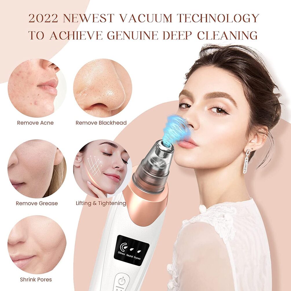 Blackhead Remover Vacuum Pore Cleaner Facial Cleaning Black Dots ...