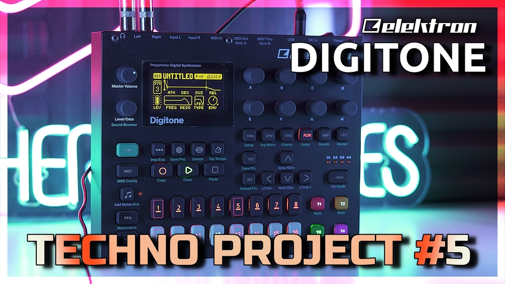 🔥ELEKTRON DIGITONE 🔥 - TECHNO PROJECT #5