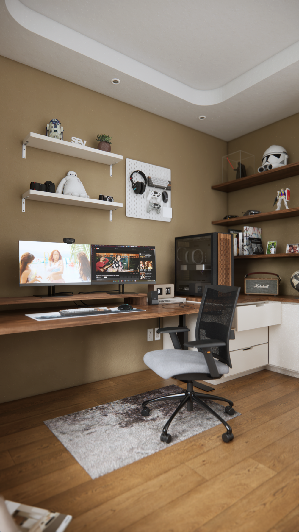 GAMING ROOM SKETCHUP MODEL