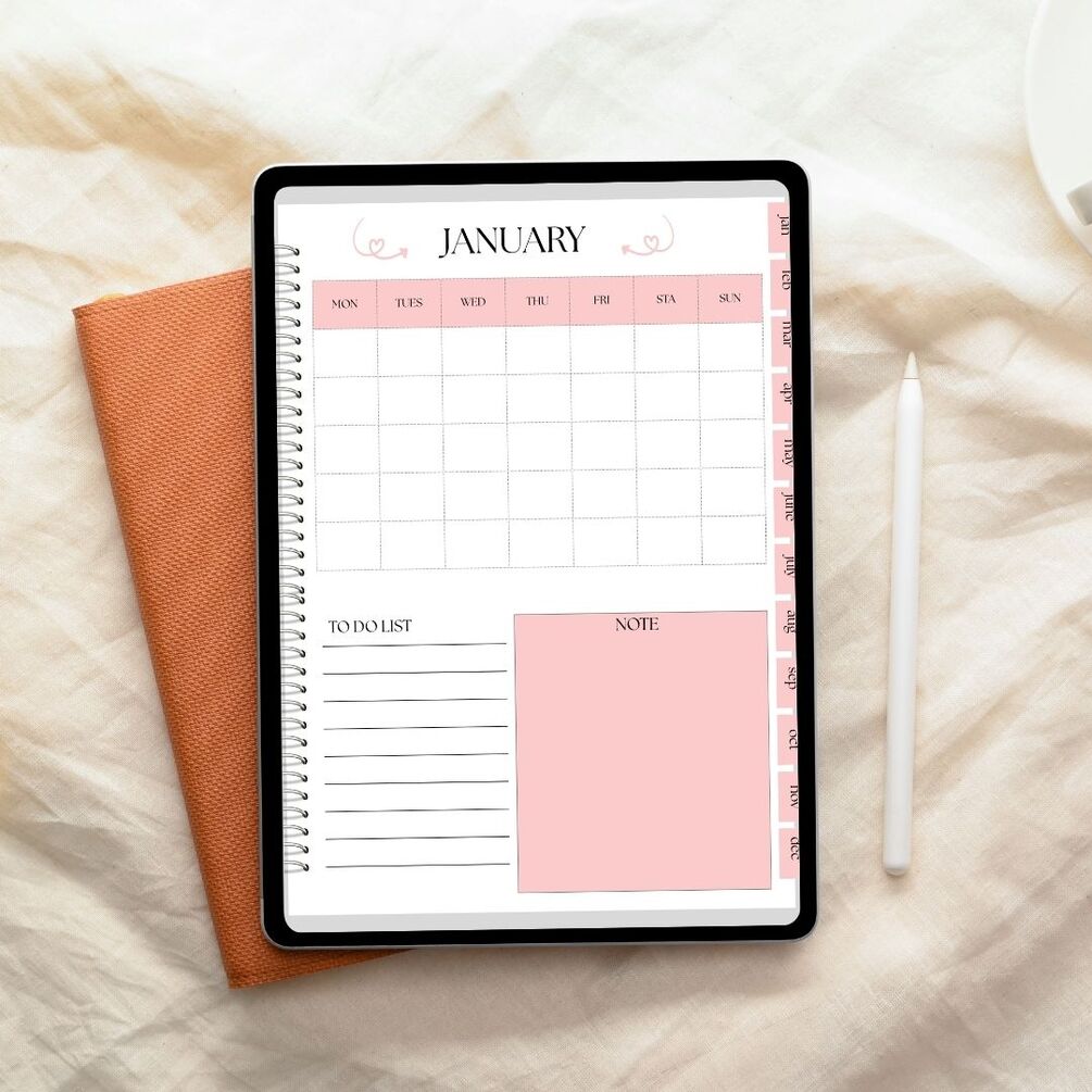 2026 Digital Planner | 2026 Planner | Minimalist Planner | Monthly ...