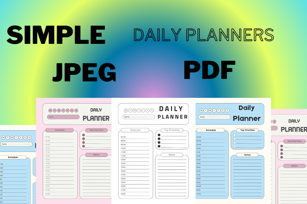 best simplest Daily planner freebie 26,free planners