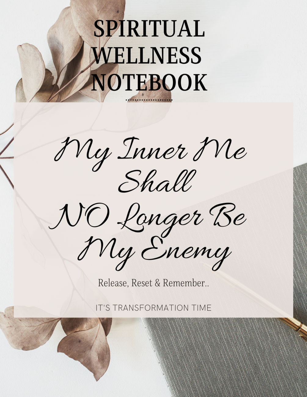 Spiritual Wellness Notebook