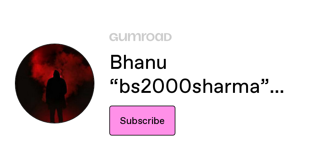 Bhanu “bs2000sharma” Sharma