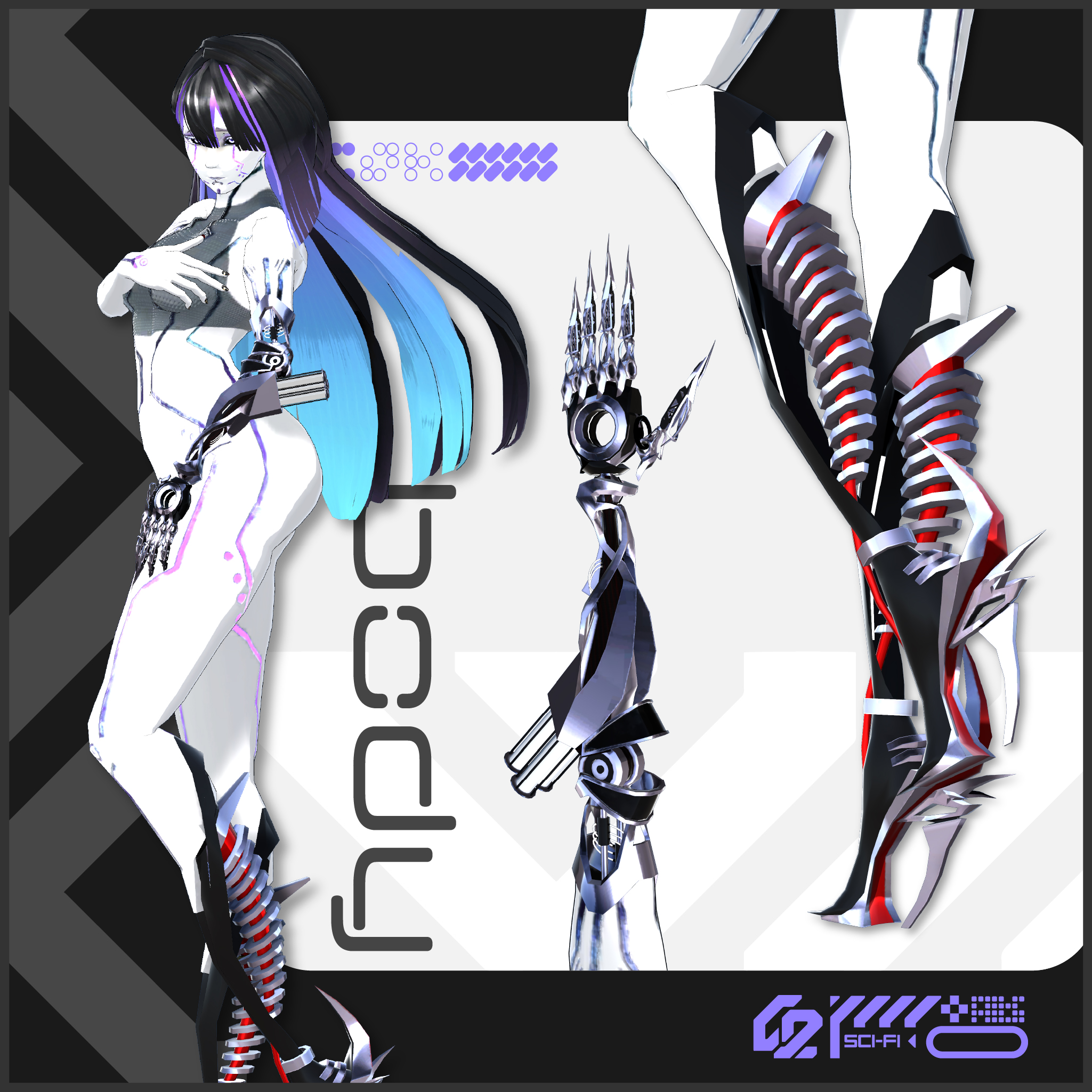 [VRChat] Kagehoushi Shiden - Oogarasu [Avatar]