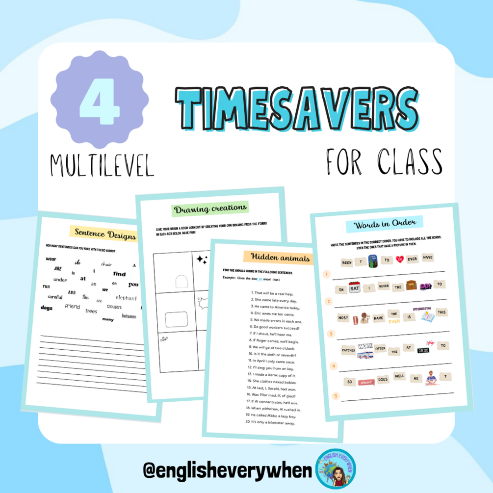 TIMESAVERS FOR CLASS (MULTILEVEL)