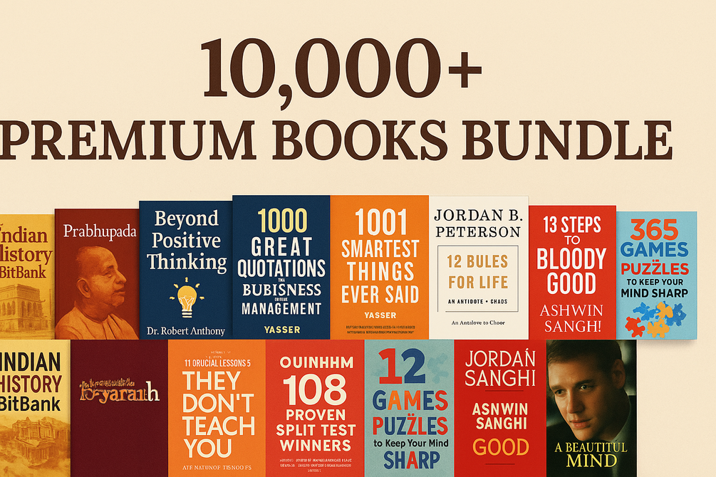 10,000+ Premium Books Bundle