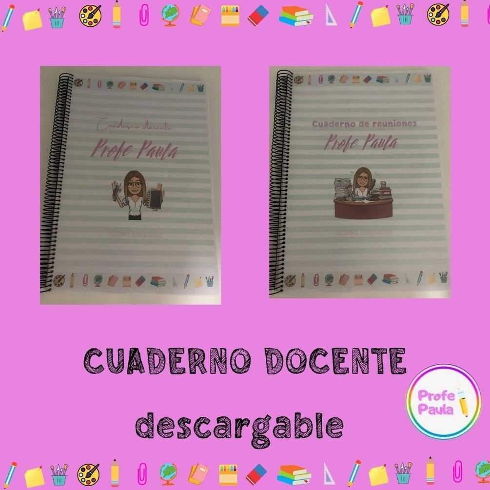 CUADERNO DOCENTE completo @profe_paula_pt
