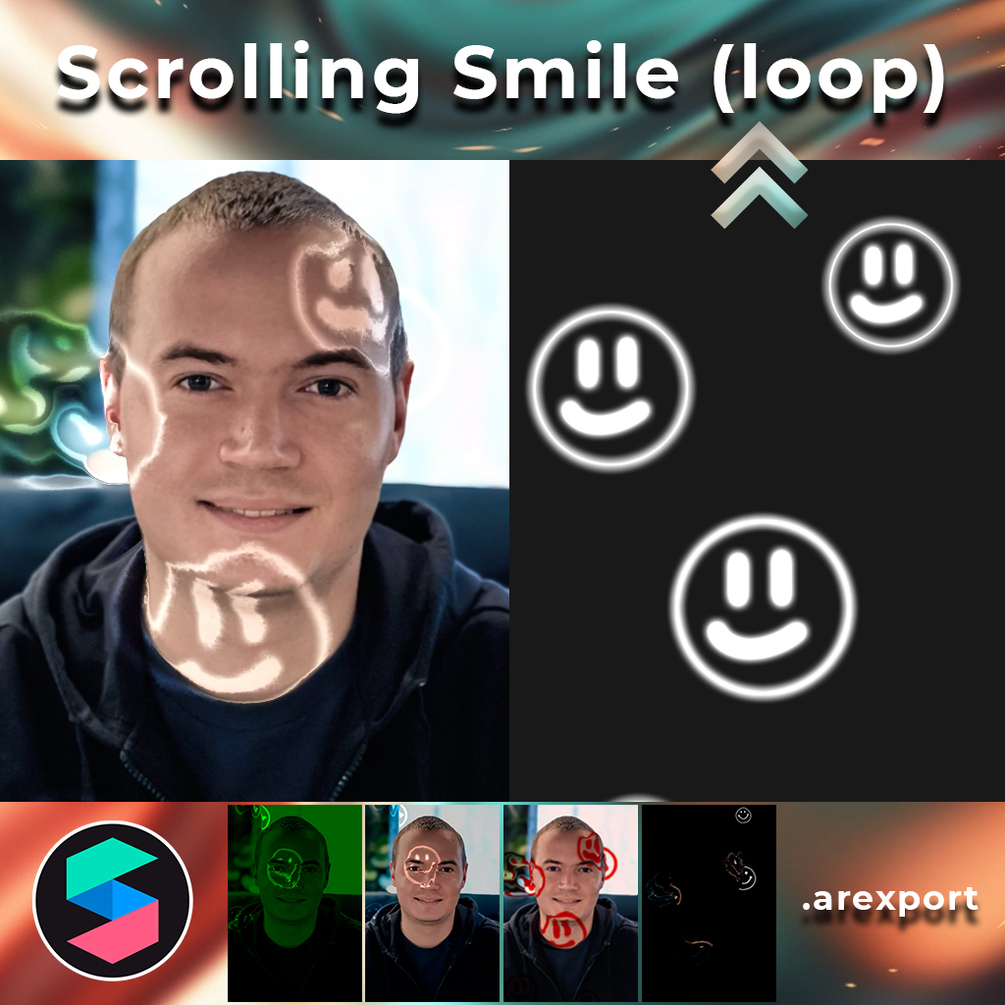 Scrolling Smile (loop) - Spark AR