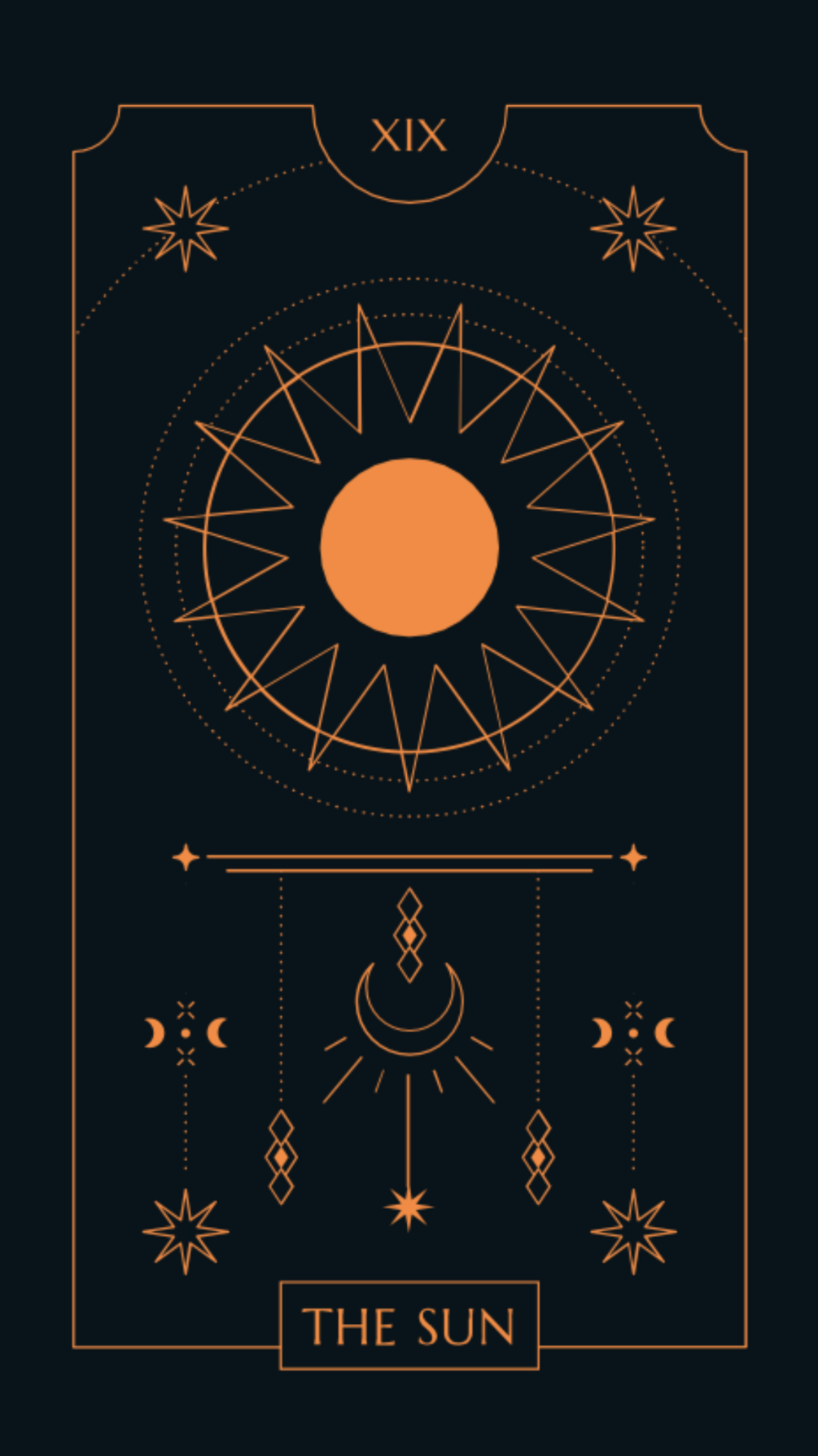 Tarot phone background (set of 3)