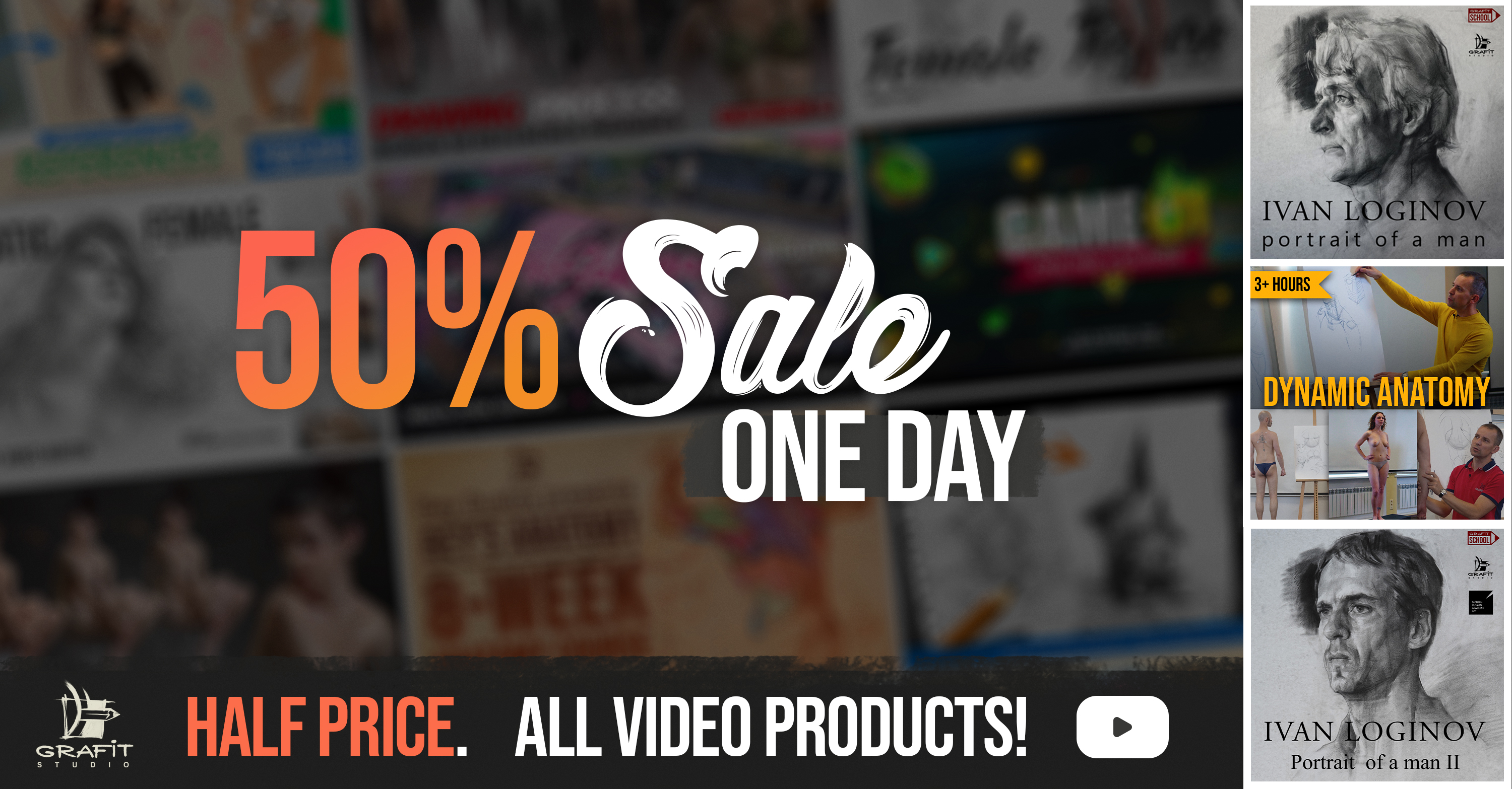 🚨 1-Day Only: 50% OFF All Grafit Studio Video Tutorials! - Grafit Studio