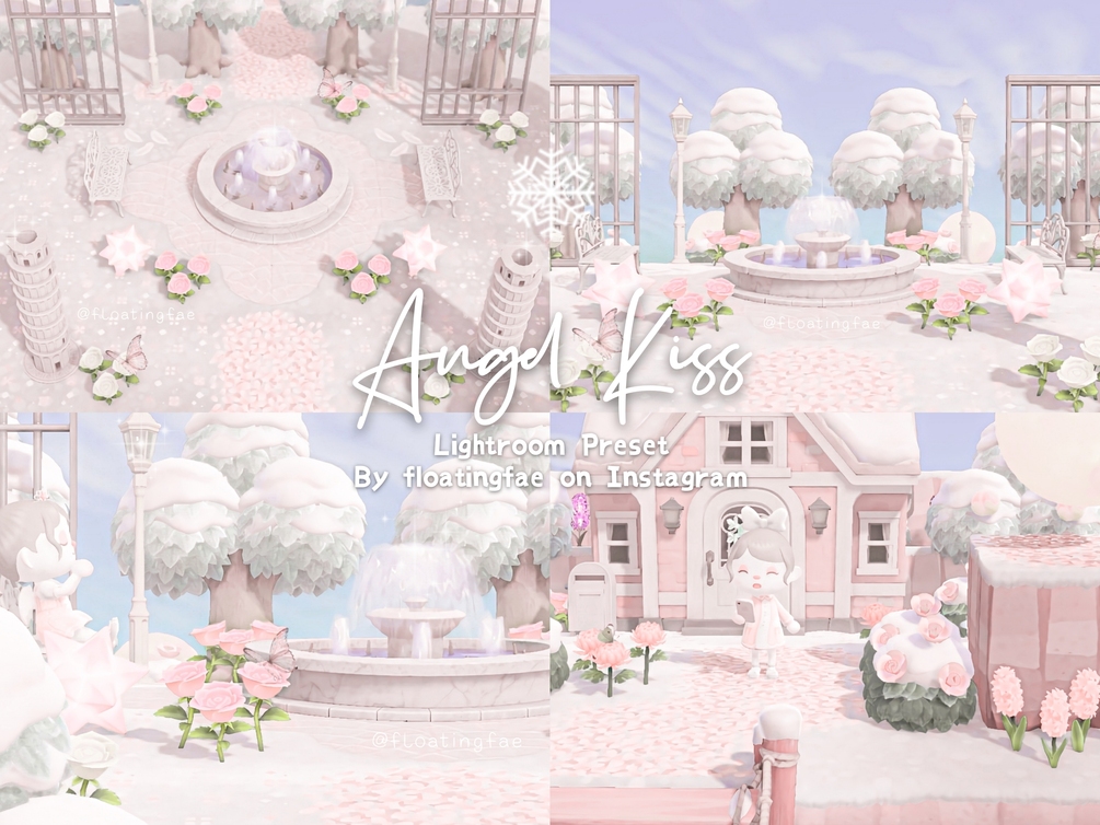 Animal Crossing New Horizons Lightroom Preset: Angel Kiss