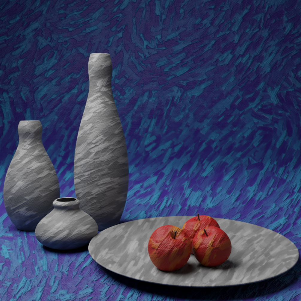 Blender Paint Strokes Shader