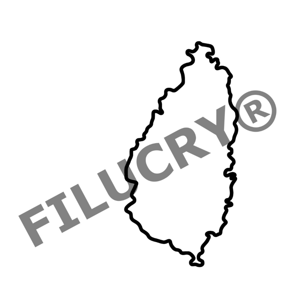 St. Lucia Outline SVG, PNG, JPG, PDF