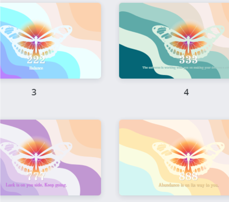 Angel Numbers Desktop Wallpaper