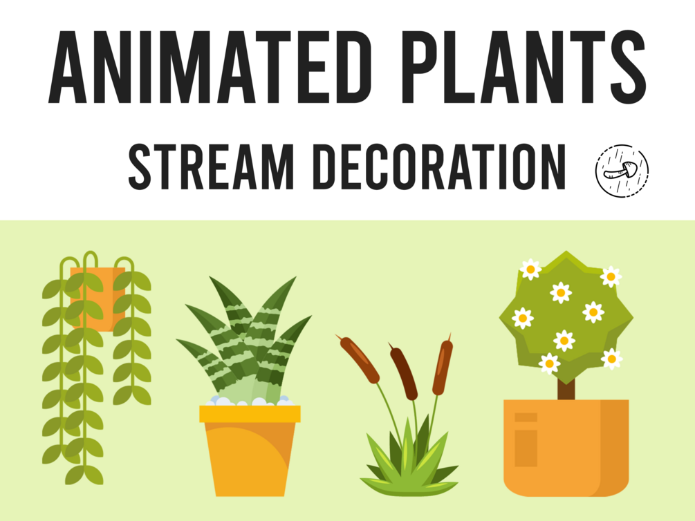 Animated Decorative Plants