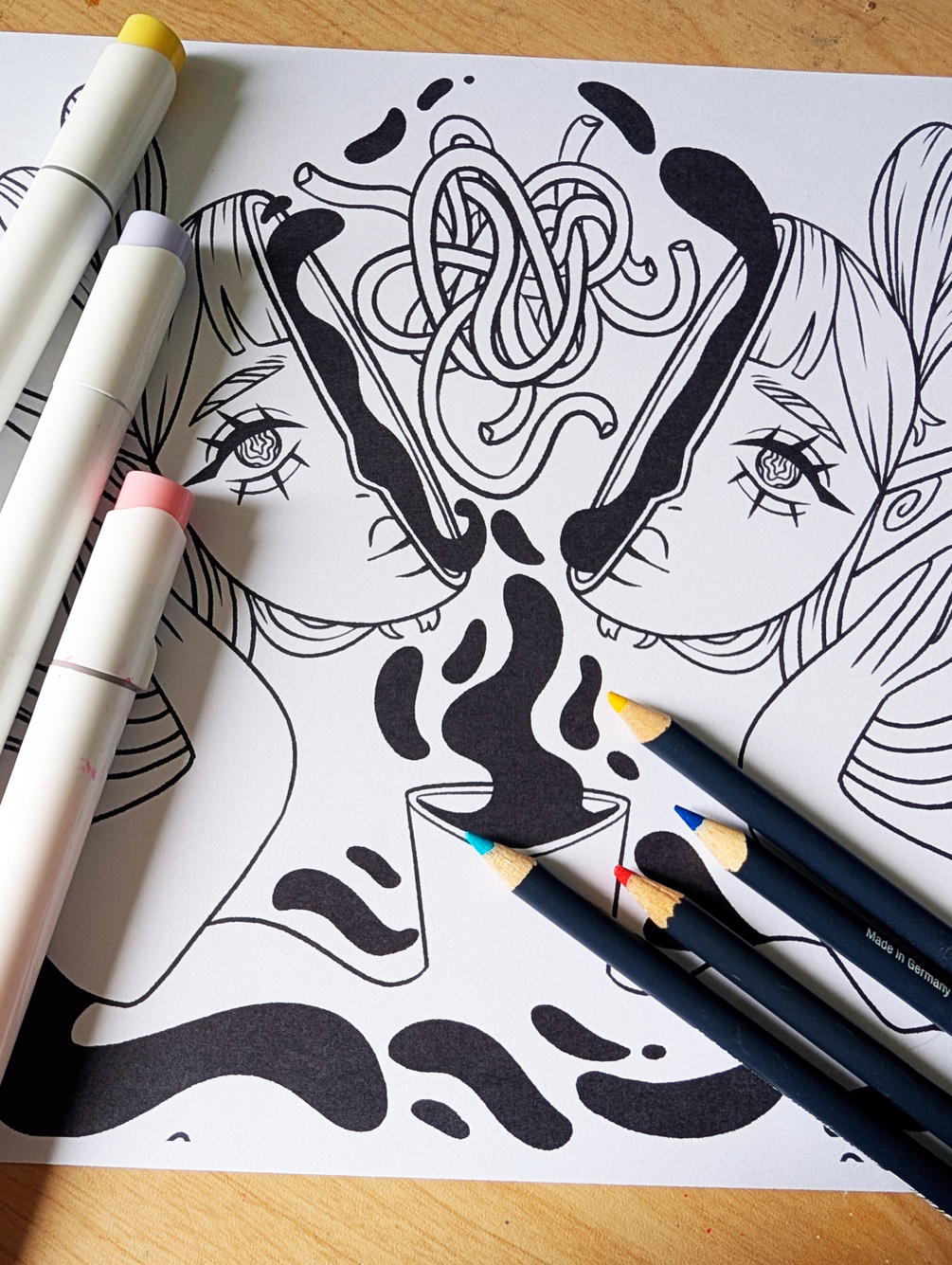 Noodle brain / Cerveau en nouille