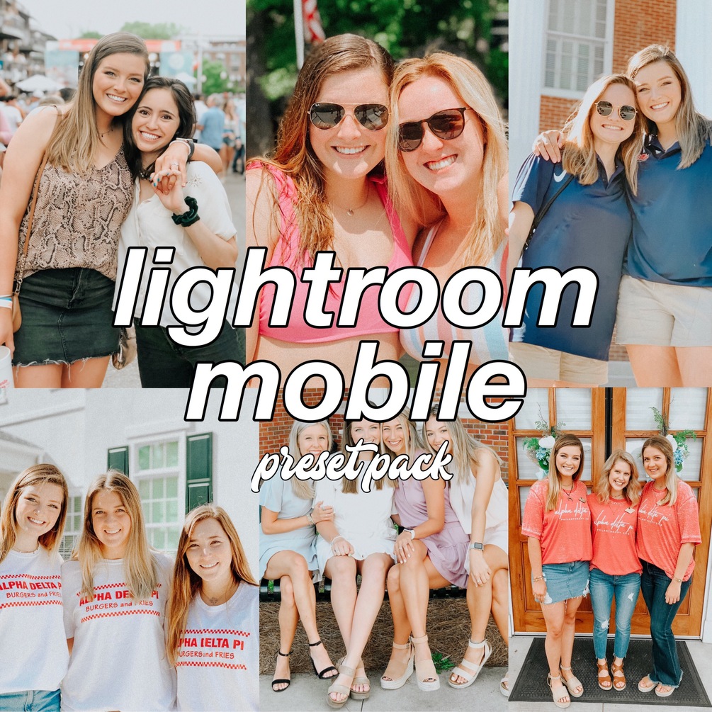 Chloé Dwyer CLEAN Lightroom Mobile Preset Pack ☆