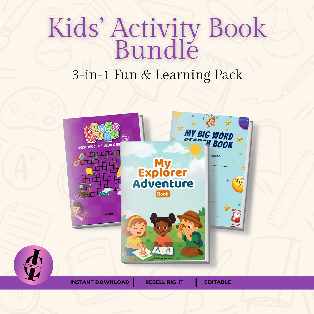 3-IN-1 KIDS' ACTIVITY BOOK BUNDLE