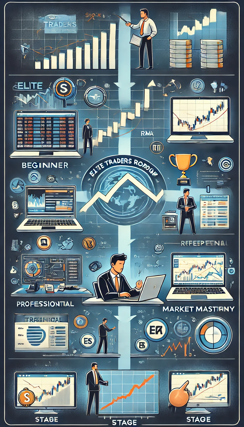 Elite Traders’ Roadmap: The Trading Journey from Start to Finish All Levels