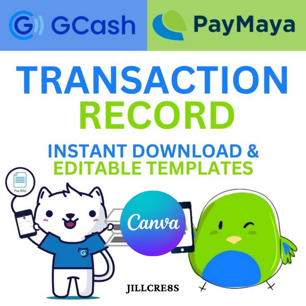 GCash & PayMaya Transaction Slip & Record
