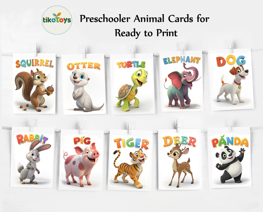 41 Printable Animal Flashcards