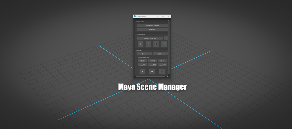 Maya Scene Manager v1.0