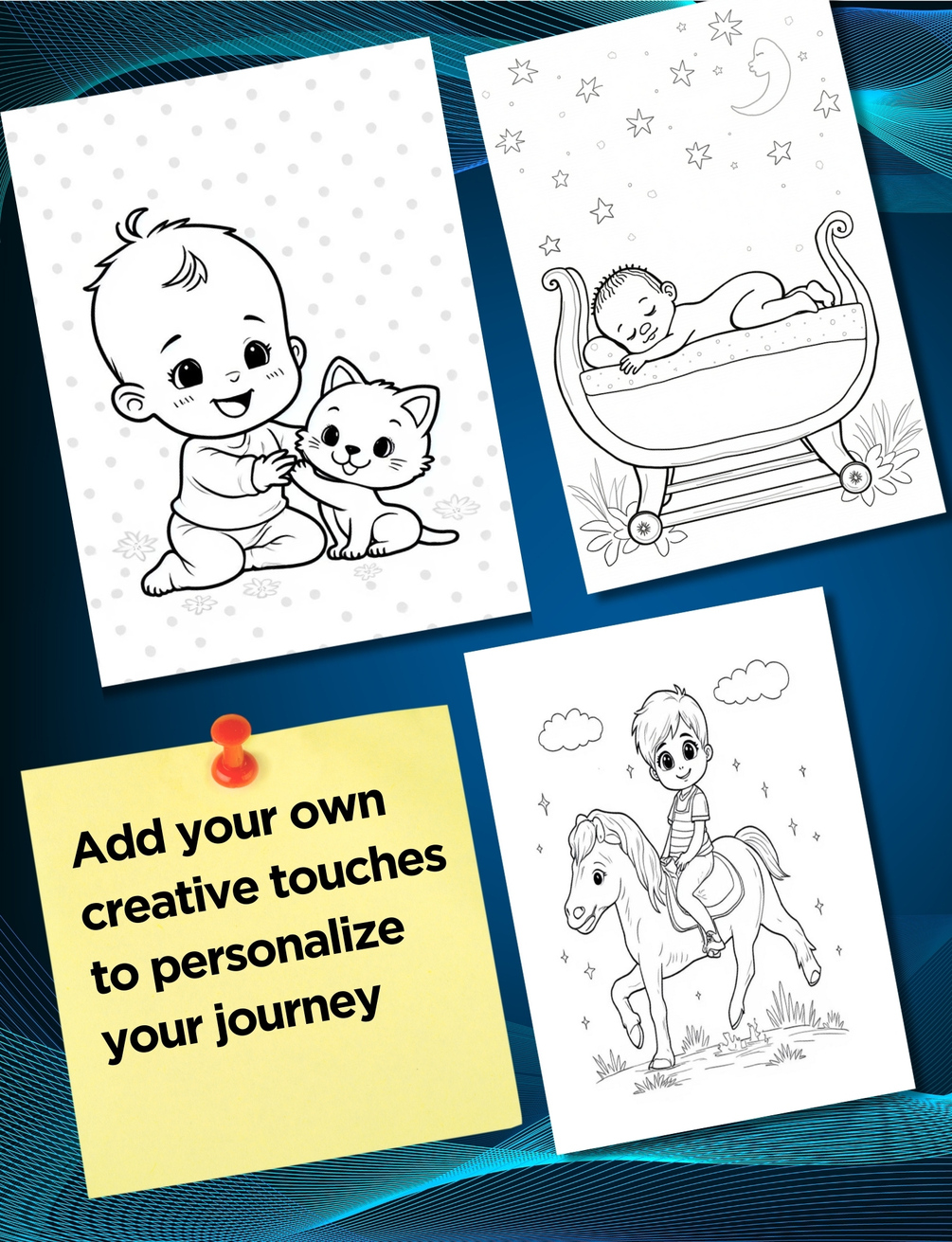 Manifest Your Future Baby ( Coloring Book)