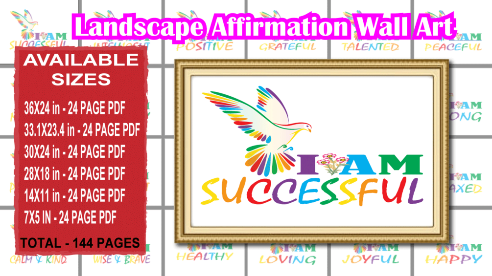 Landscape Affirmation Printable Wall Art