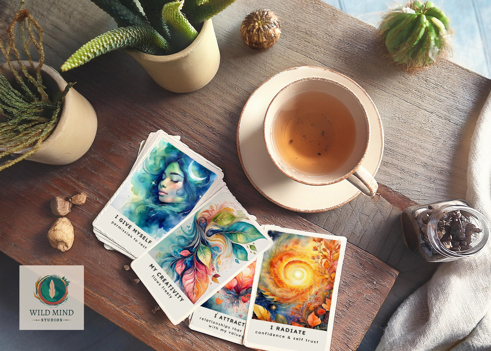 ADHD-Friendly Affirmation Cards – Digital Deck for Focus, Calm & Motivation