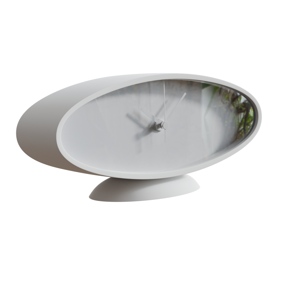 Elliptical Table Clock