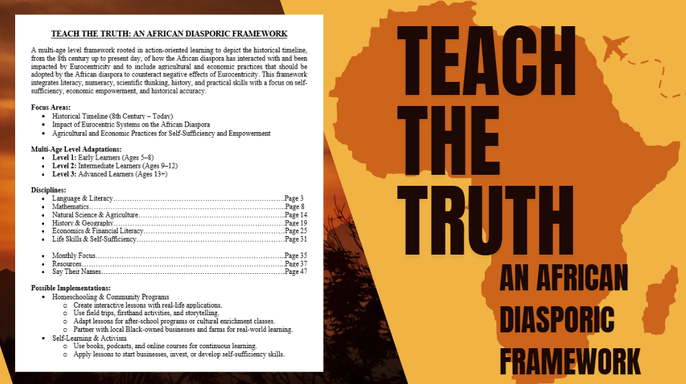 Teach The Truth: An African Diasporic Framework - Multiple ages