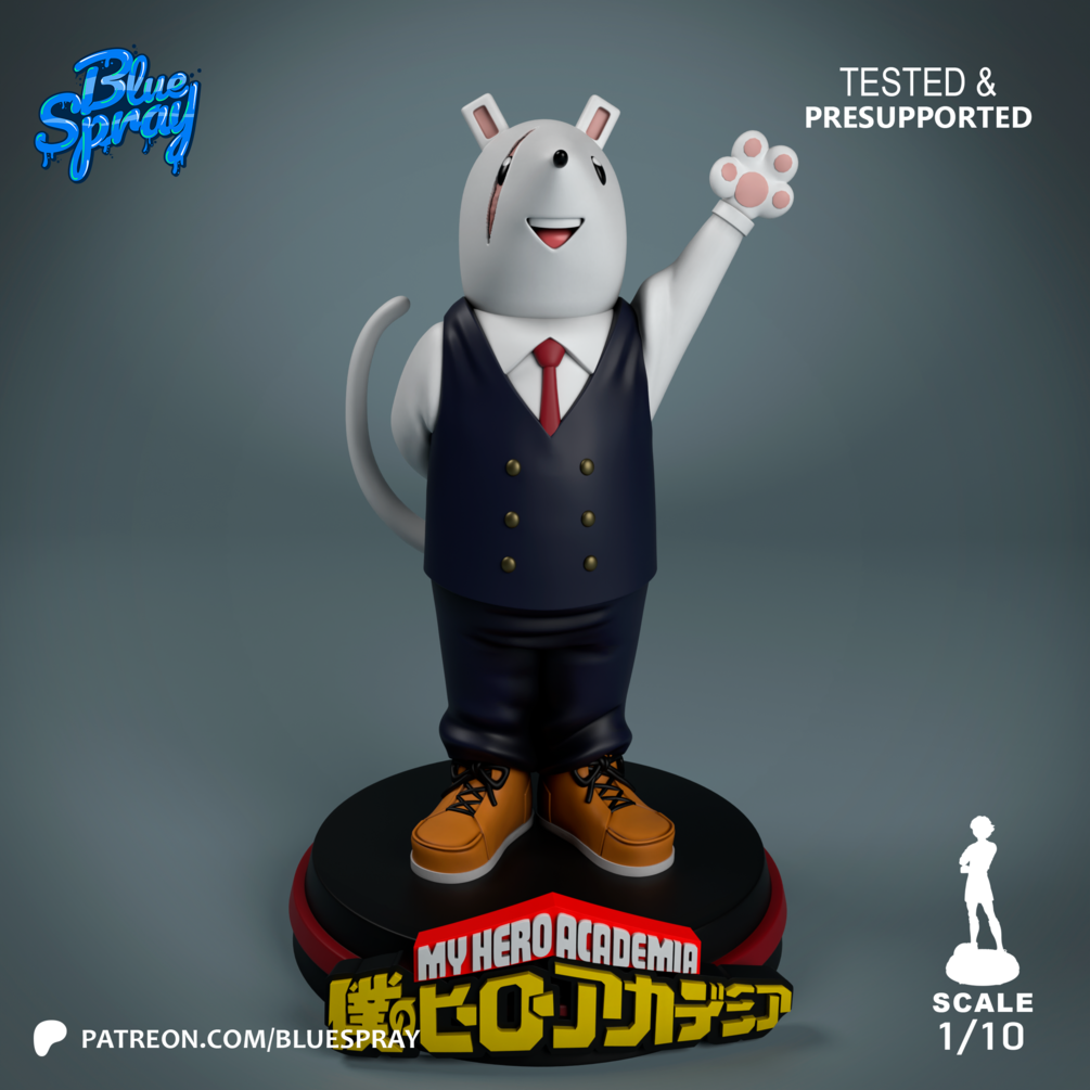 Principal Nezu Sculpture (My Hero Academia) - BlueSpray3D Models