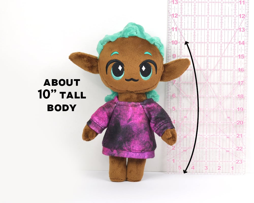 Chibi Human Doll Plush Sewing Pattern