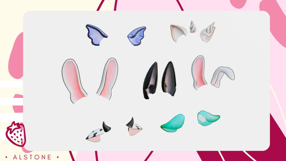 Cute animal ears pack