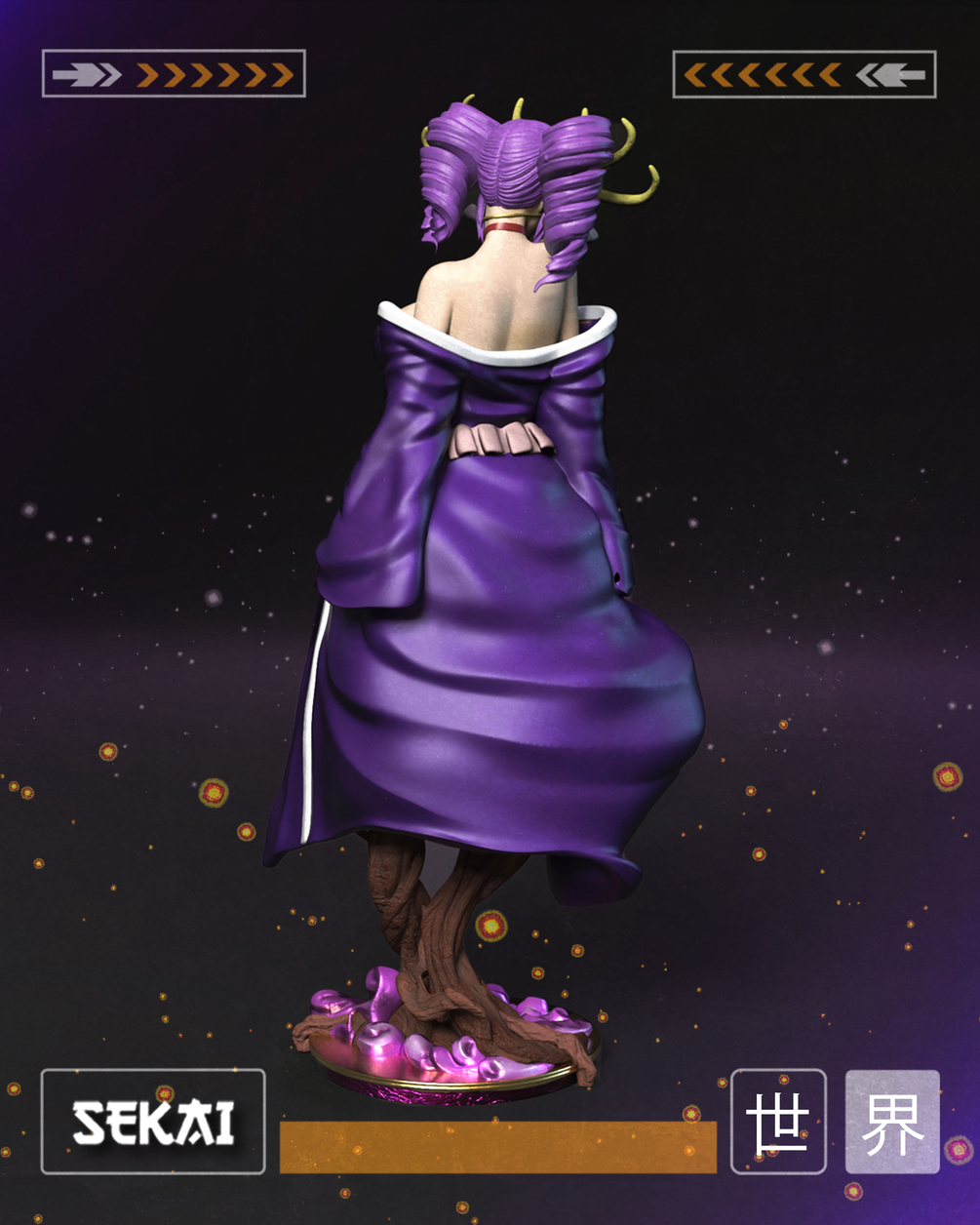 Katen Kyokotsu Sculpture and Bust - Sekai 3D Models - Tested and Ready ...