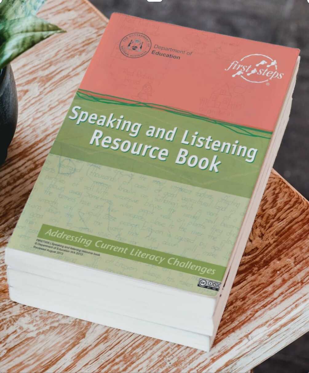 Speaking and Listening Resource Book