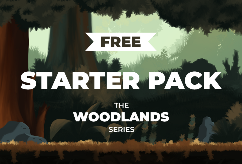 The Woodlands Series: 2D Game Assets Starter Pack
