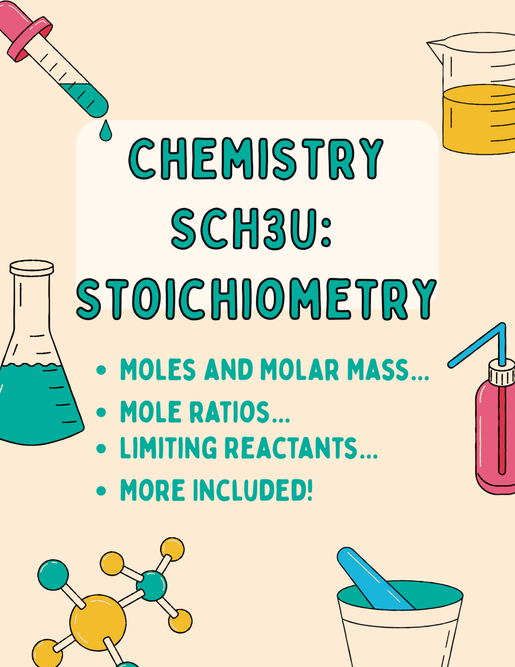 Grade 11 Stoichiometry SCH3U