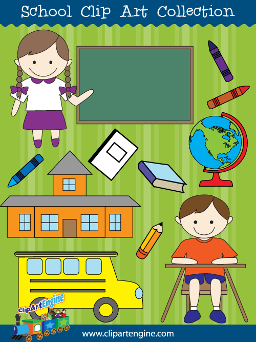 School Clip Art Collection